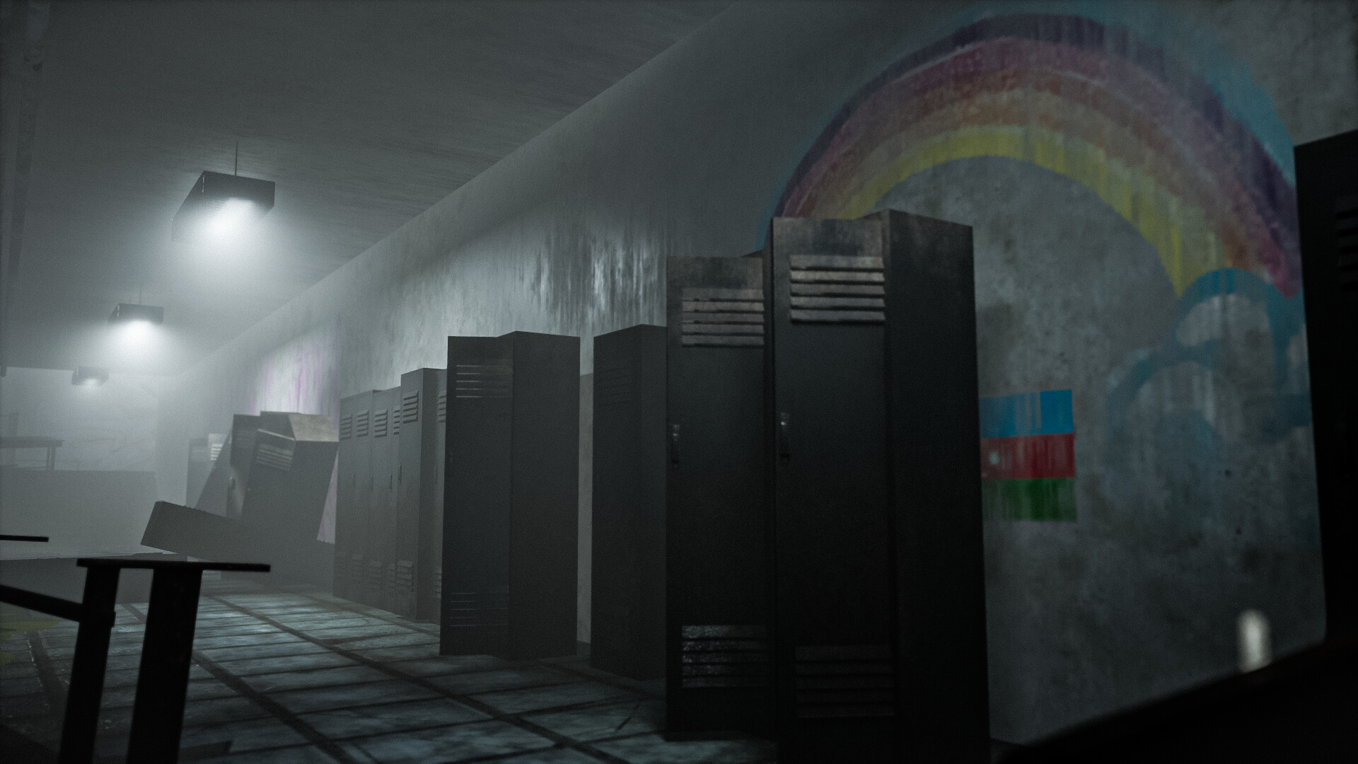 ArtStation - SCHOOL BASEMENT GAME ENVROINMENT