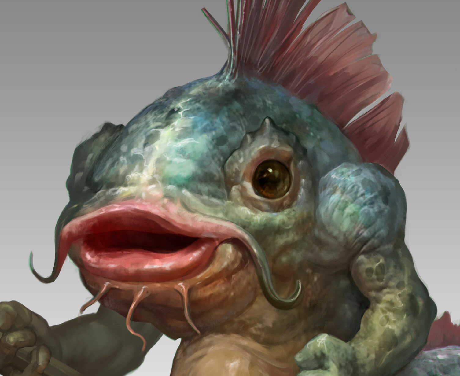 ArtStation - Fish walker concept art