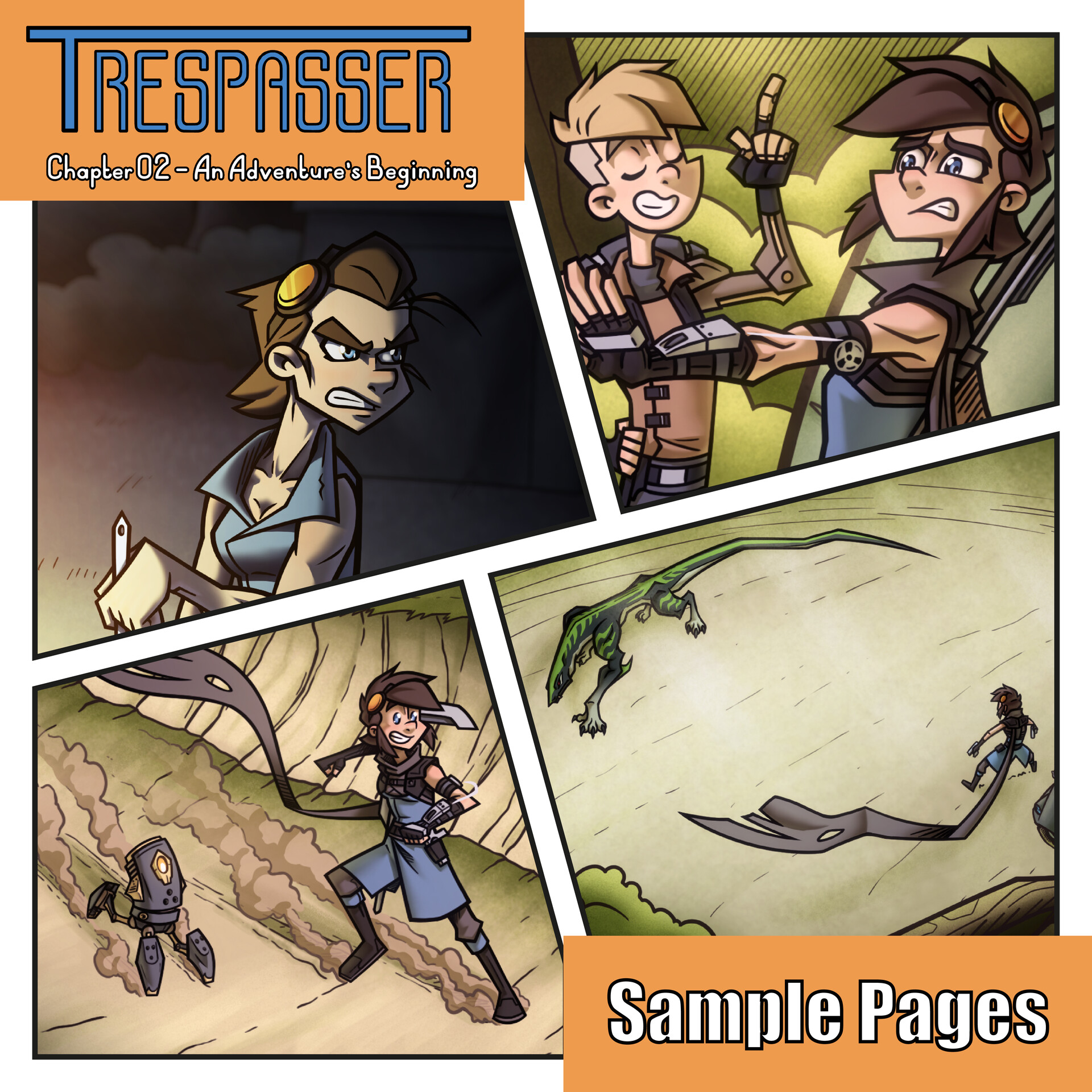 ArtStation - Trespasser Chapter 02 - Sample pages