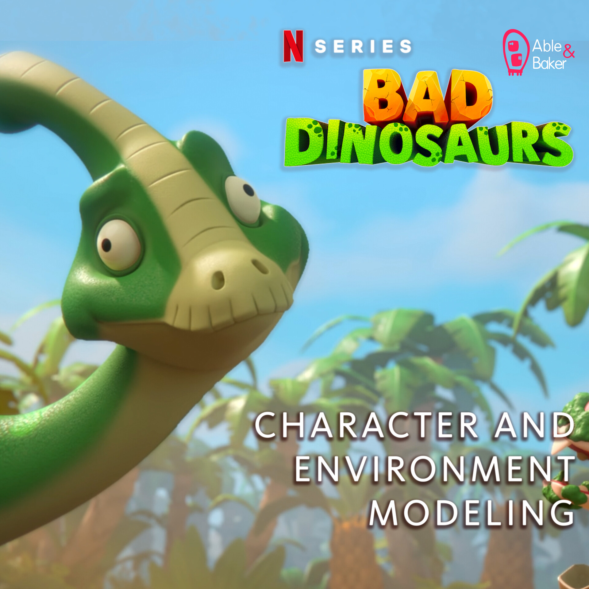 ArtStation - BAD DINOSAURS NETFLIX - Character and Environment Modeling