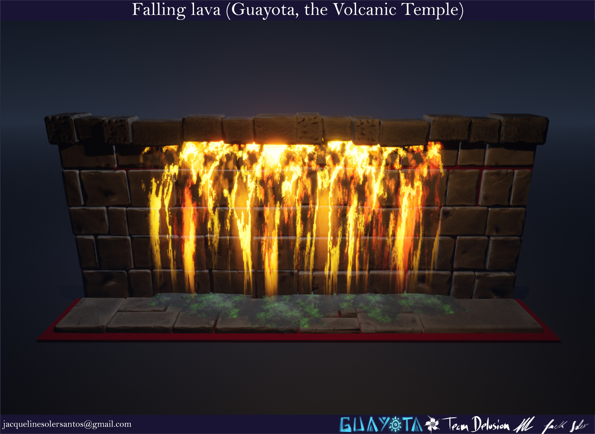 ArtStation - Falling Lava