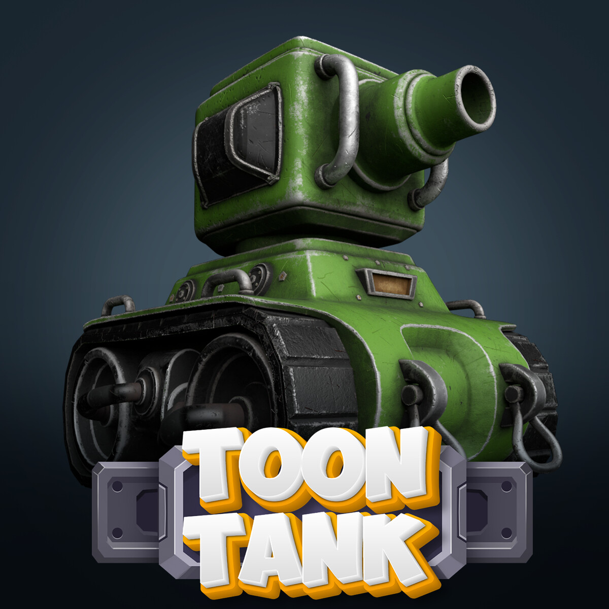 ArtStation - Toon Tank : Tank 1 3D Render