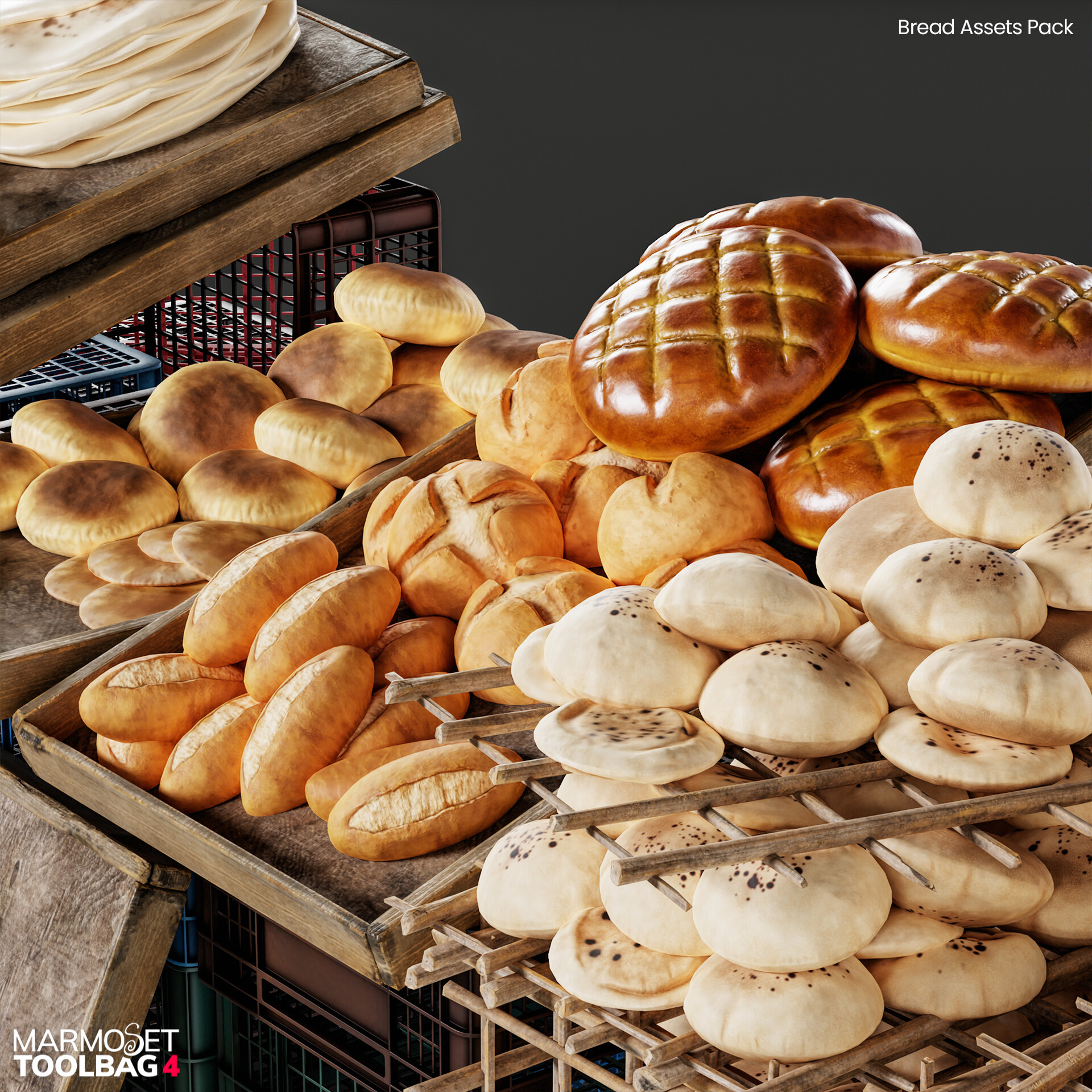 ArtStation - Bread Assets Pack