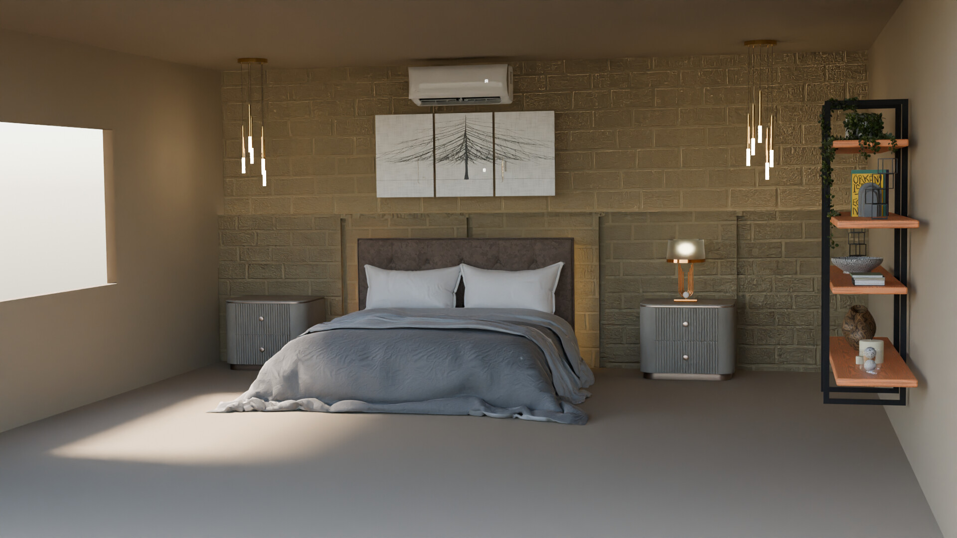 ArtStation - Day scene room interior