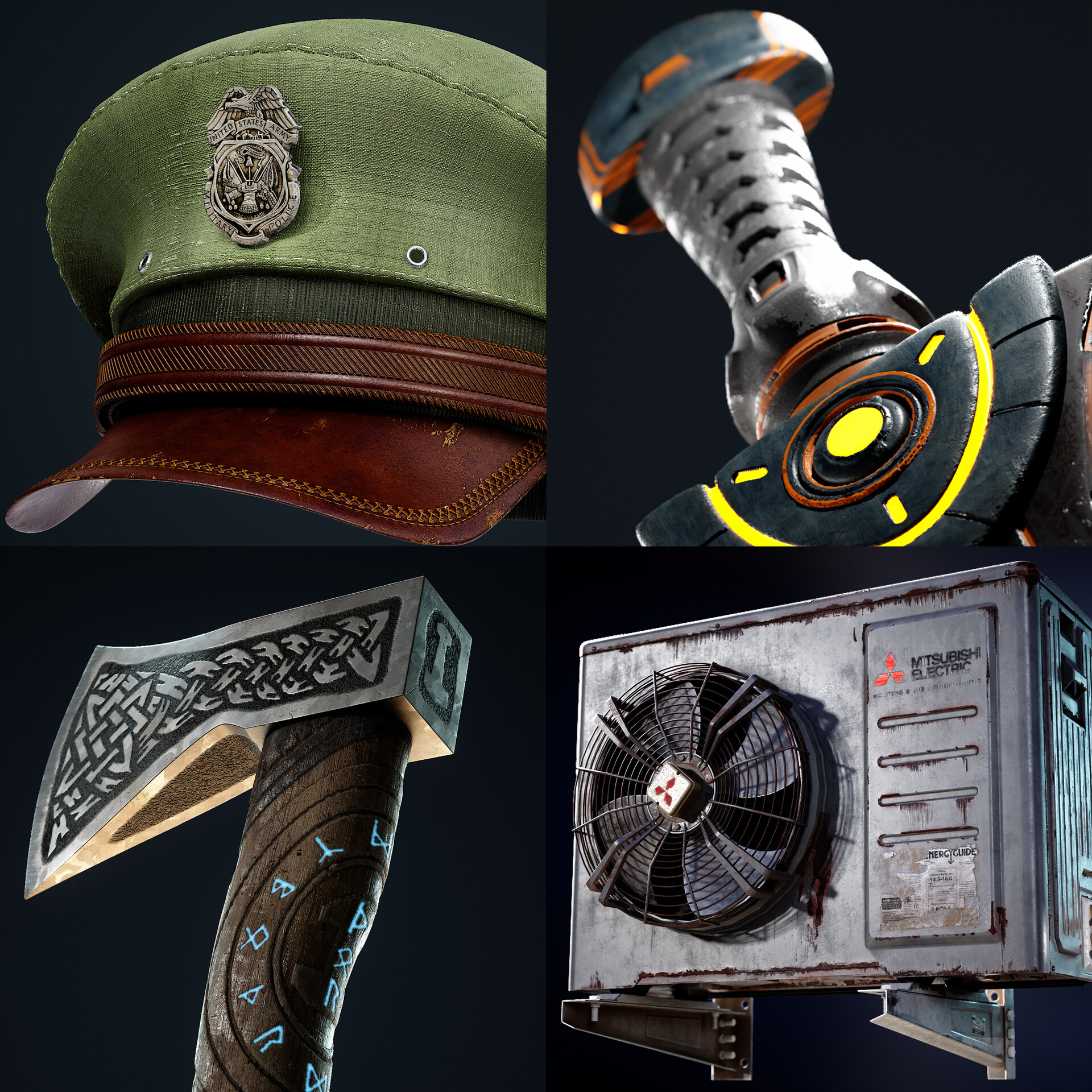 ArtStation - Texture practice work