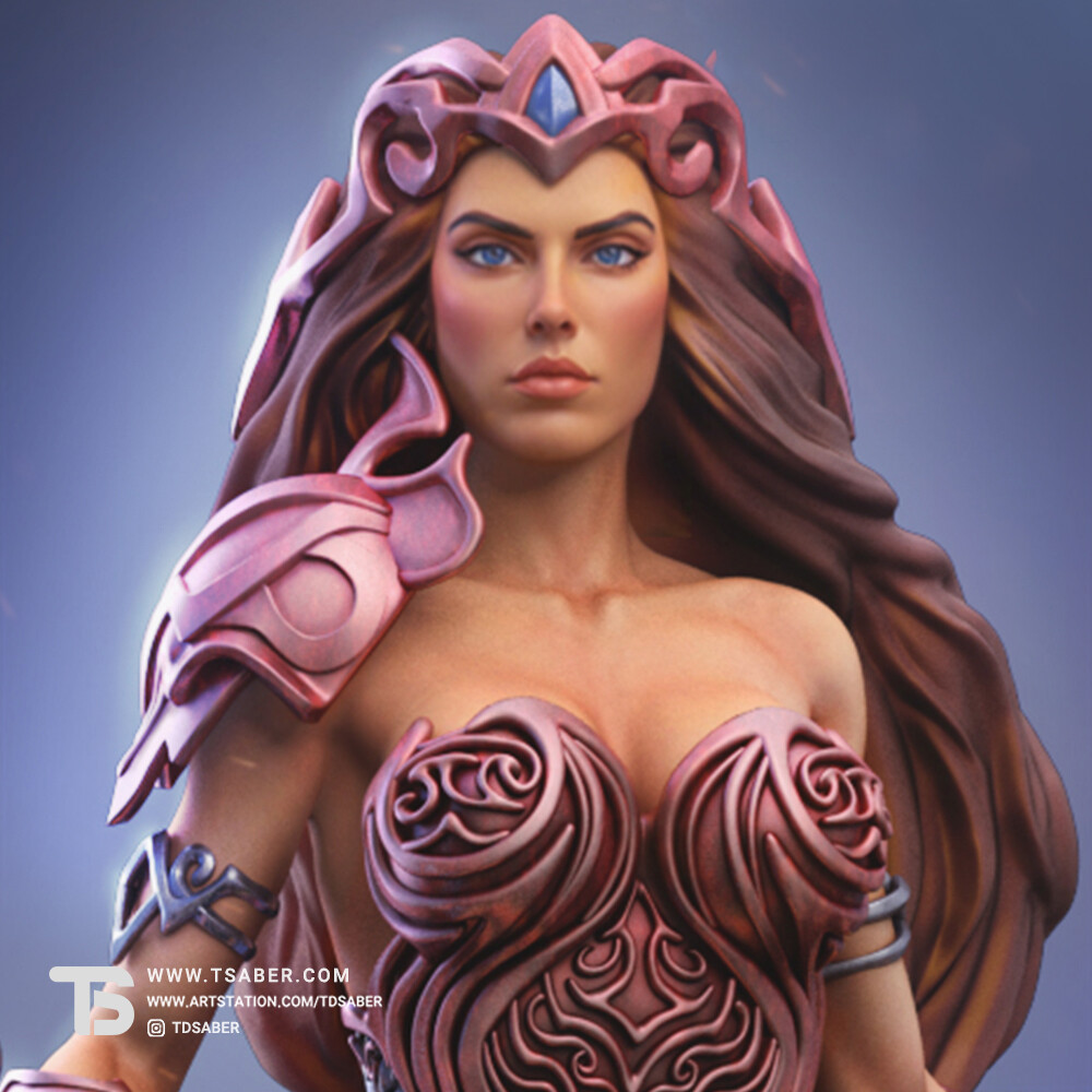 ArtStation - Amazon Princess + Video