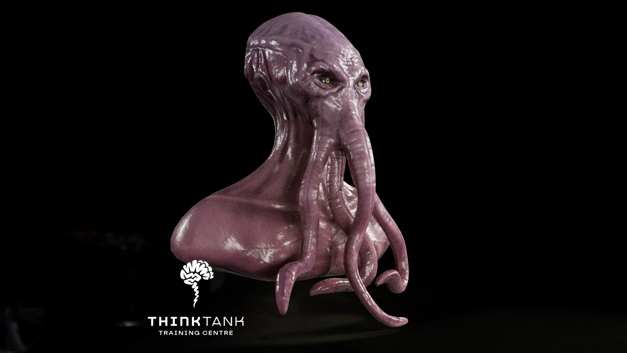 ArtStation - Mind Flayer Bust
