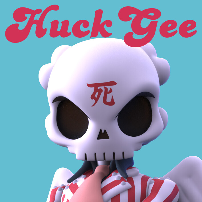 ArtStation - Huck Gee - Skullhead