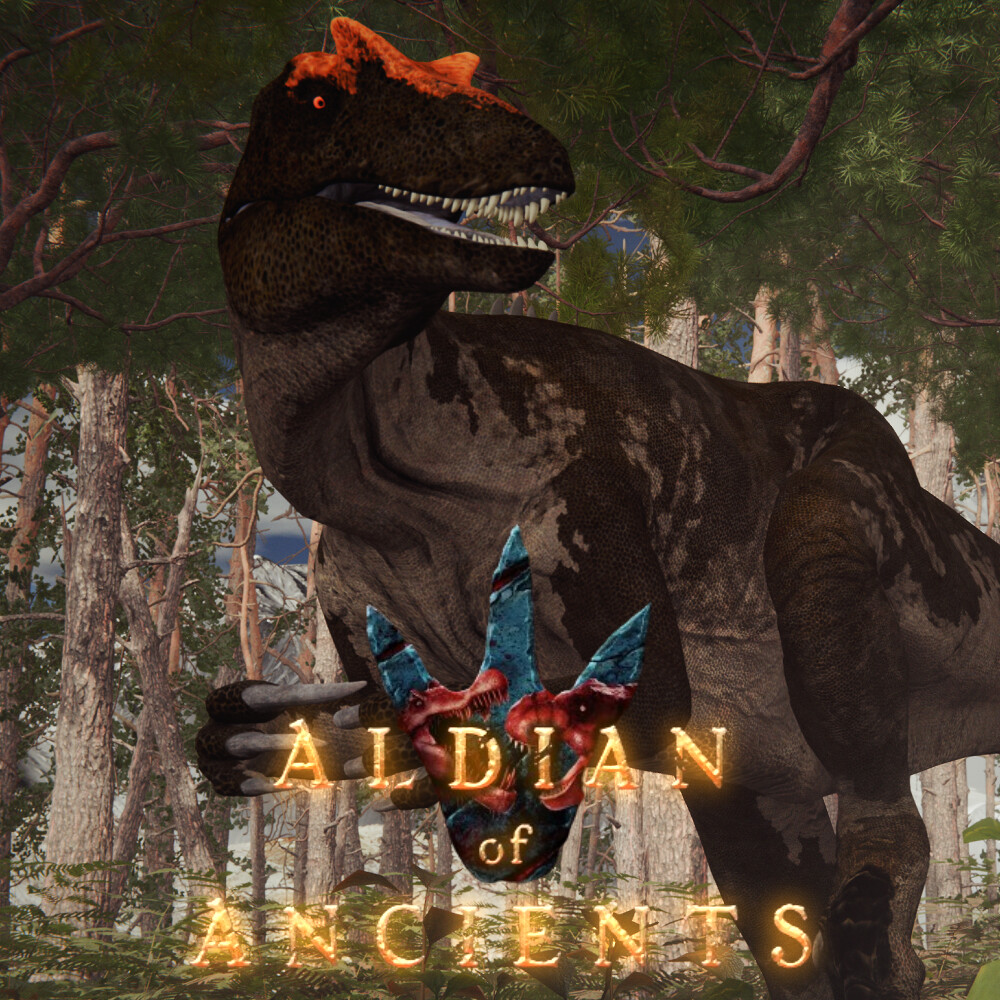 ArtStation - Aldian of Ancients - Chilantaisaurus Animations + Renders
