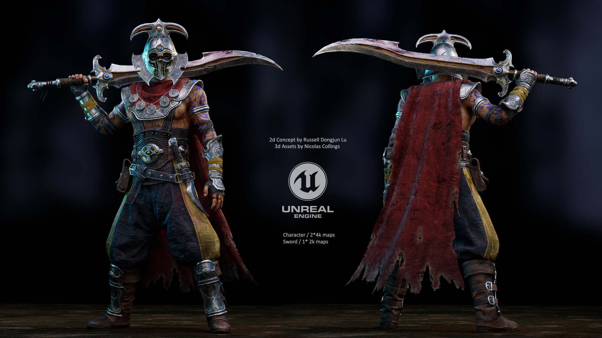 ArtStation - Guardian Warrior In-game model