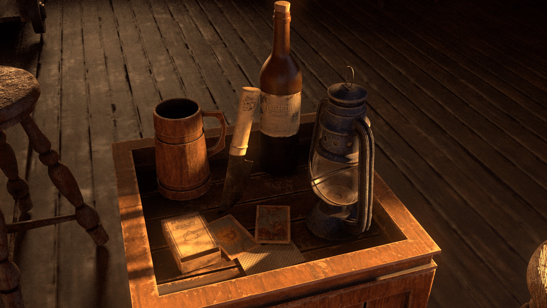 ArtStation - Pirate Cabin - Anima Okul Internship Project