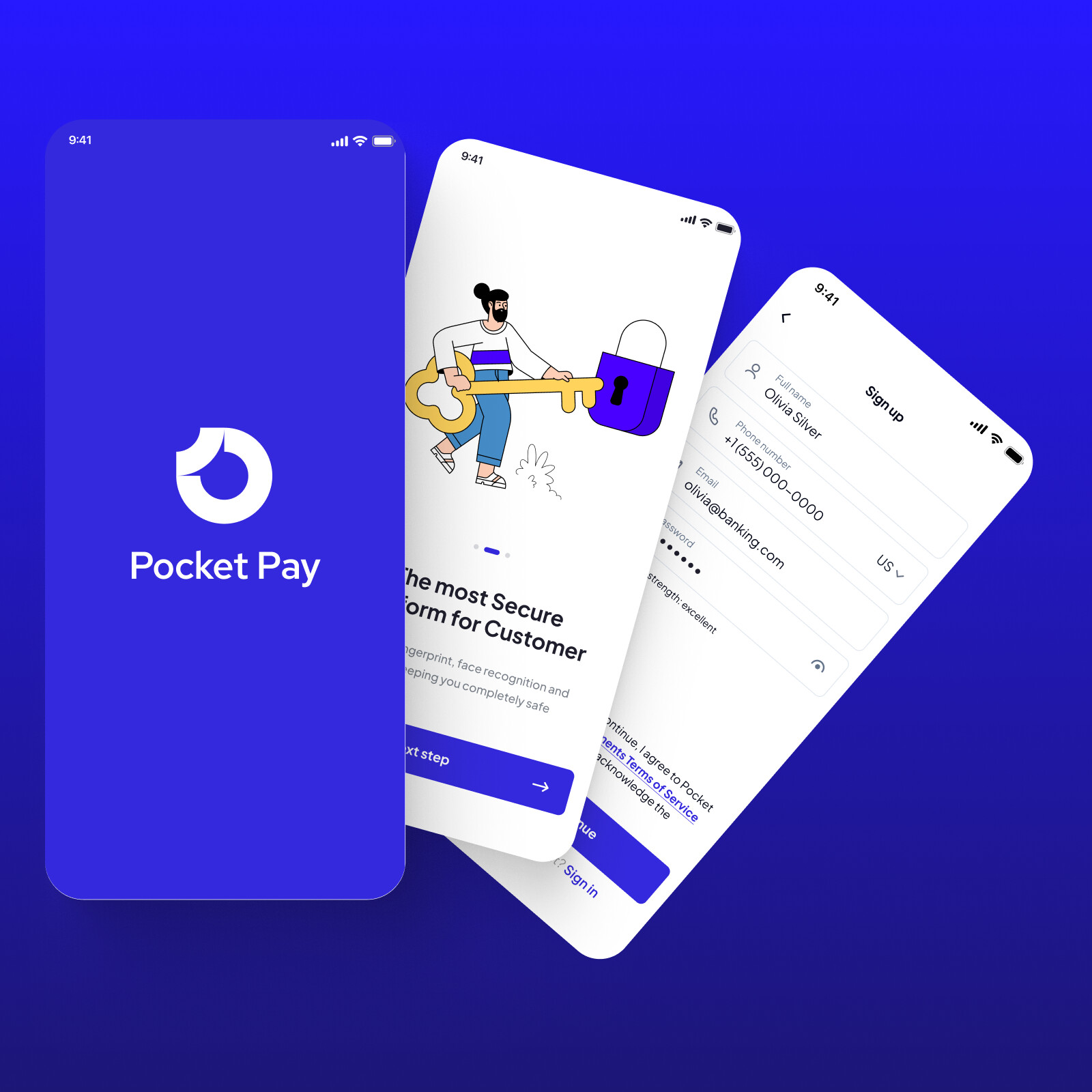 ArtStation - Pocket Pay - Fintech Mobile App Design