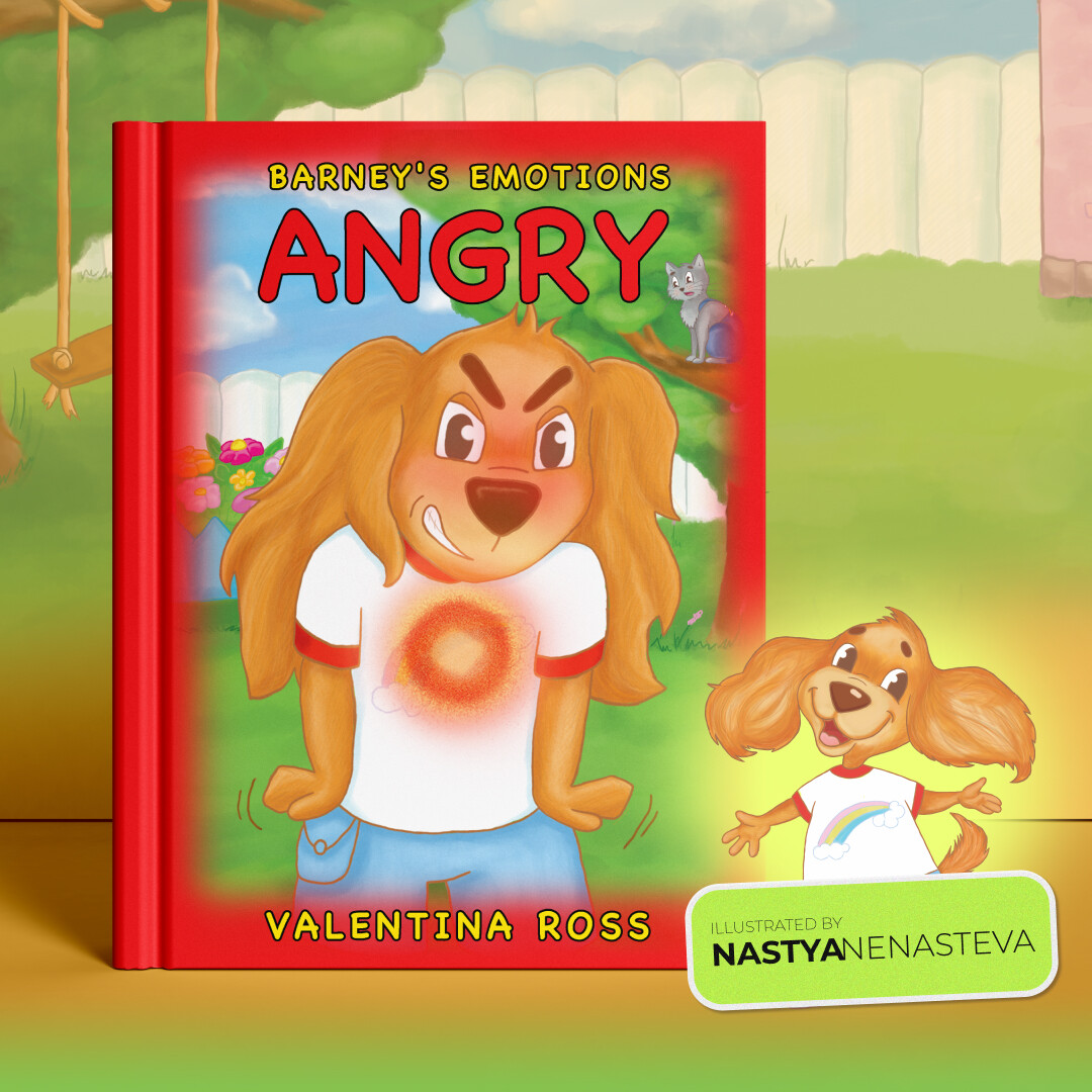 ArtStation - Illustrations for the book “Angry Barney: Anger Managment ...