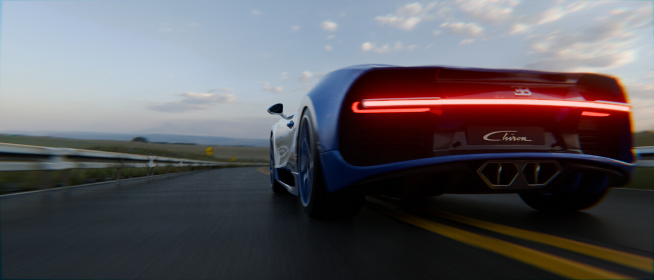 ArtStation - 3D animation - Bugatti Chiron 2016