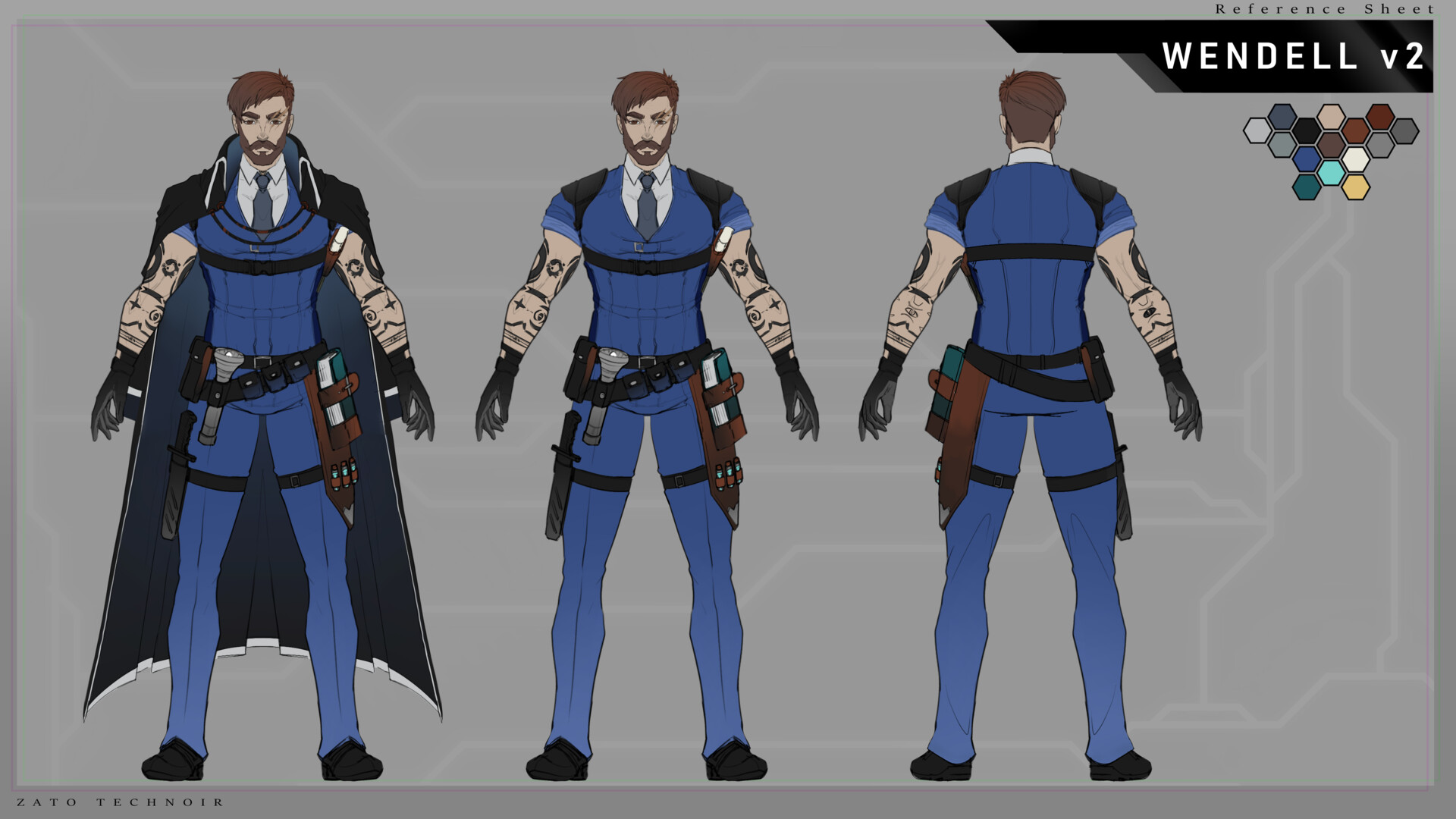 ArtStation - Wendell Baggins v2 Ref Sheet
