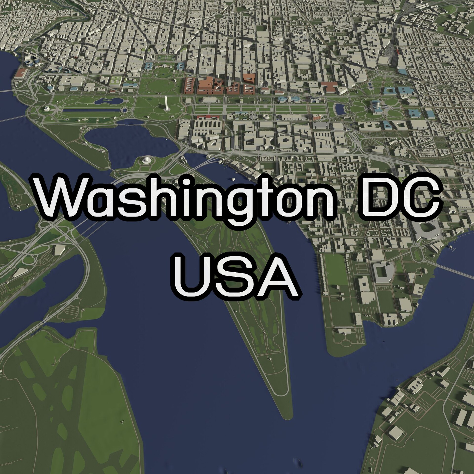 ArtStation - Washington DC USA - city and urban