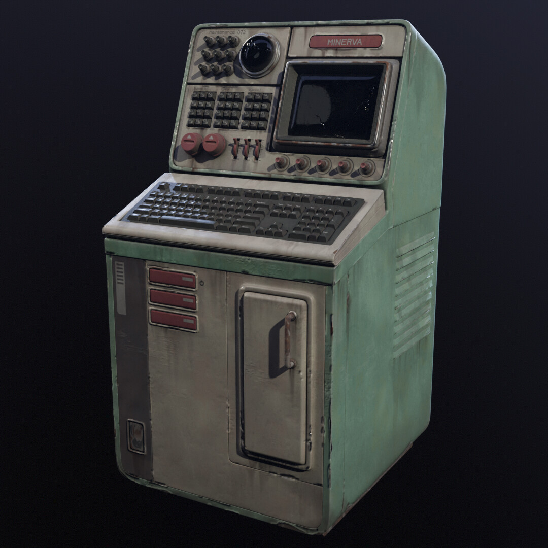 ArtStation - Vintage Computer Console