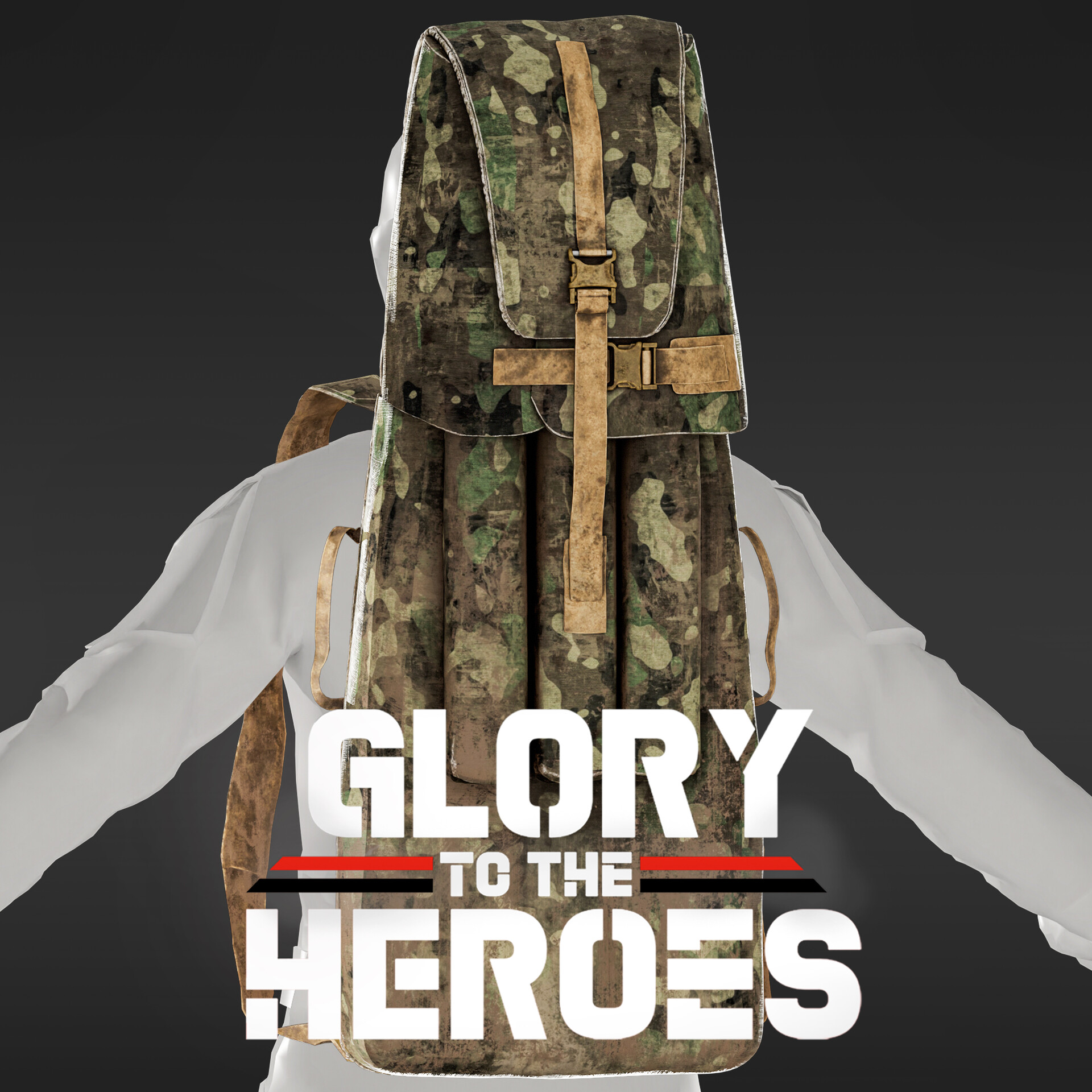 ArtStation - Backpack (for rpg shells, gameready)