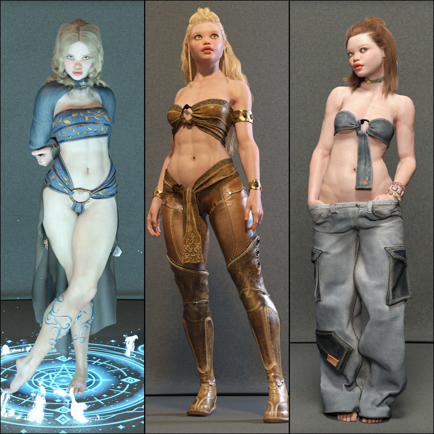 ArtStation - A'Nhys characters