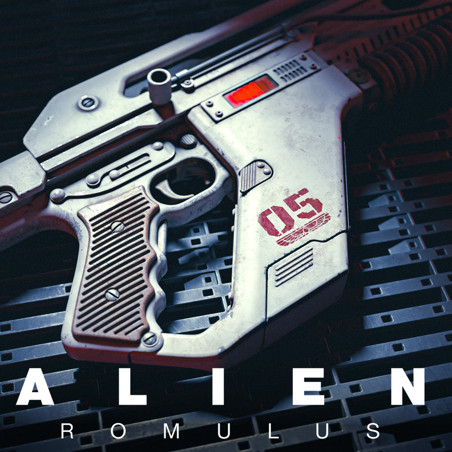 ArtStation - Alien Romulus Pulse Rifle