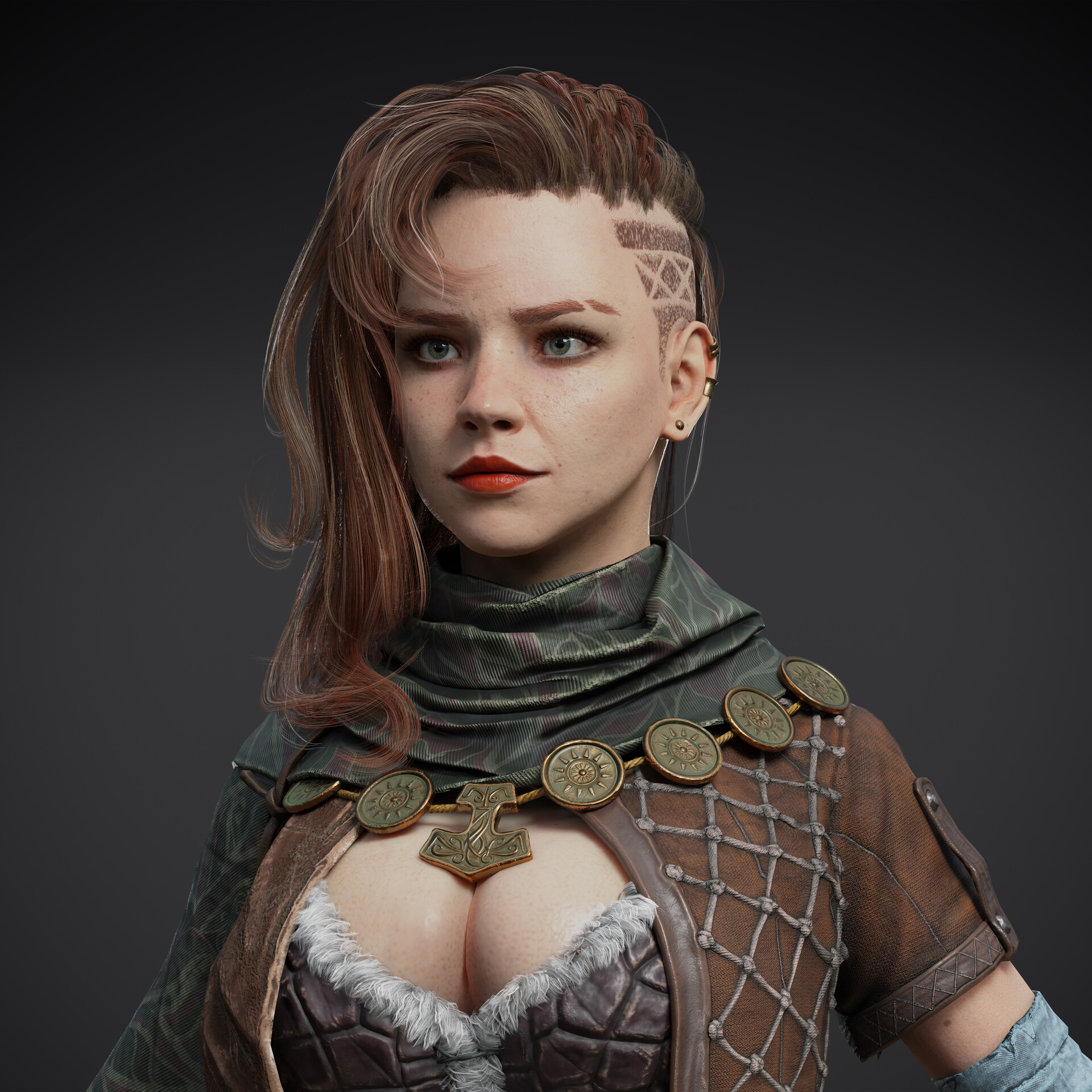 ArtStation - VIKING GIRL - Real Time Character