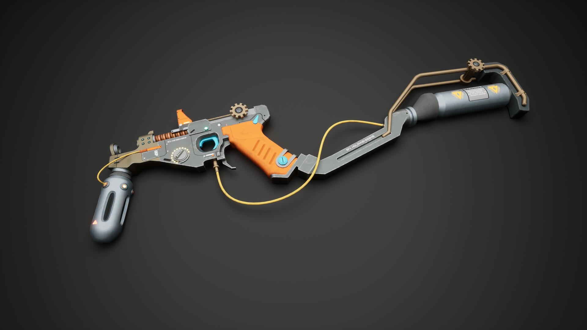 ArtStation - Sci-Fi Plasma Pistol Concept