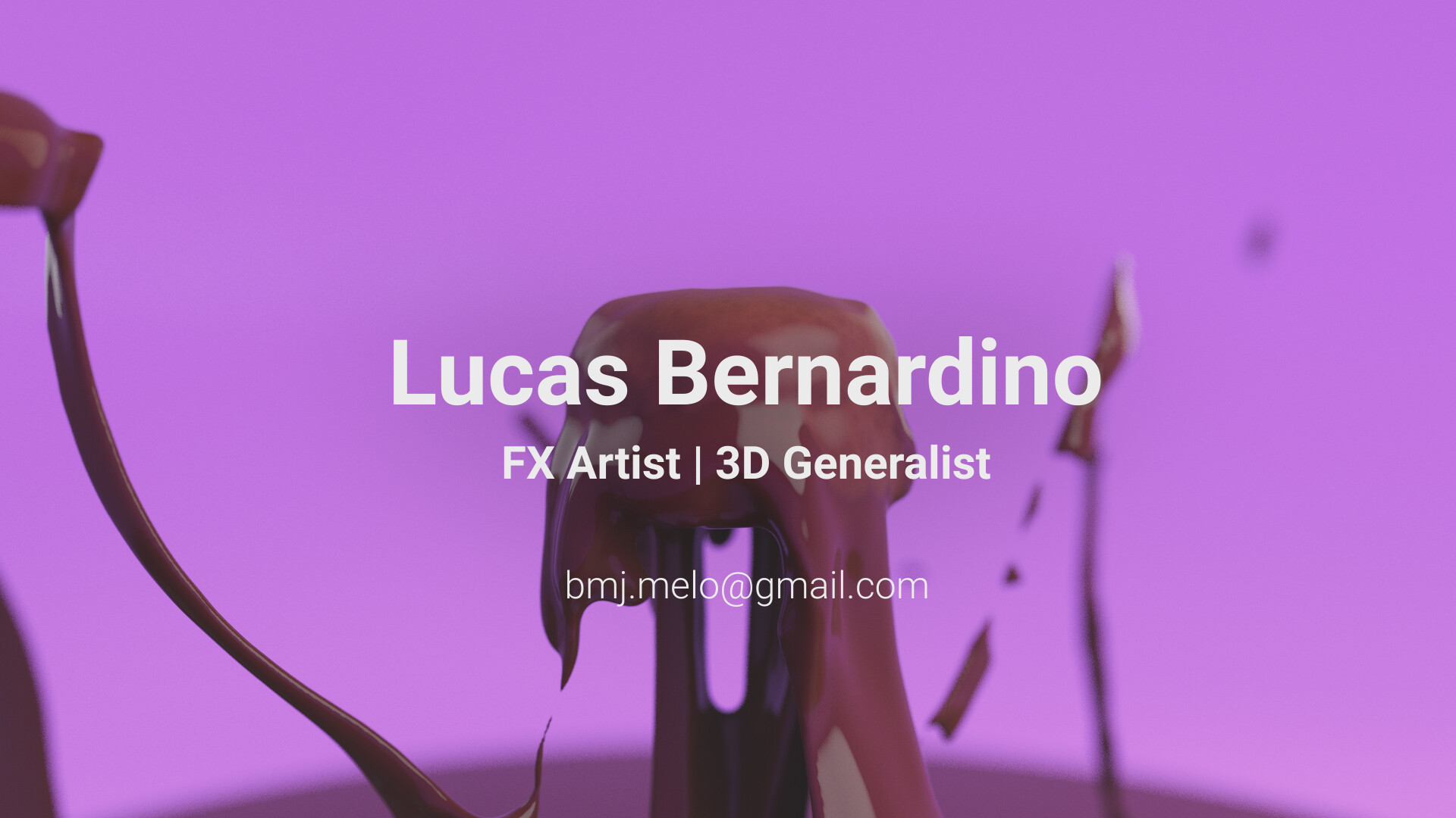 Lucas Bernardino - Showreel 2024 - FX Artist & 3D Generalist