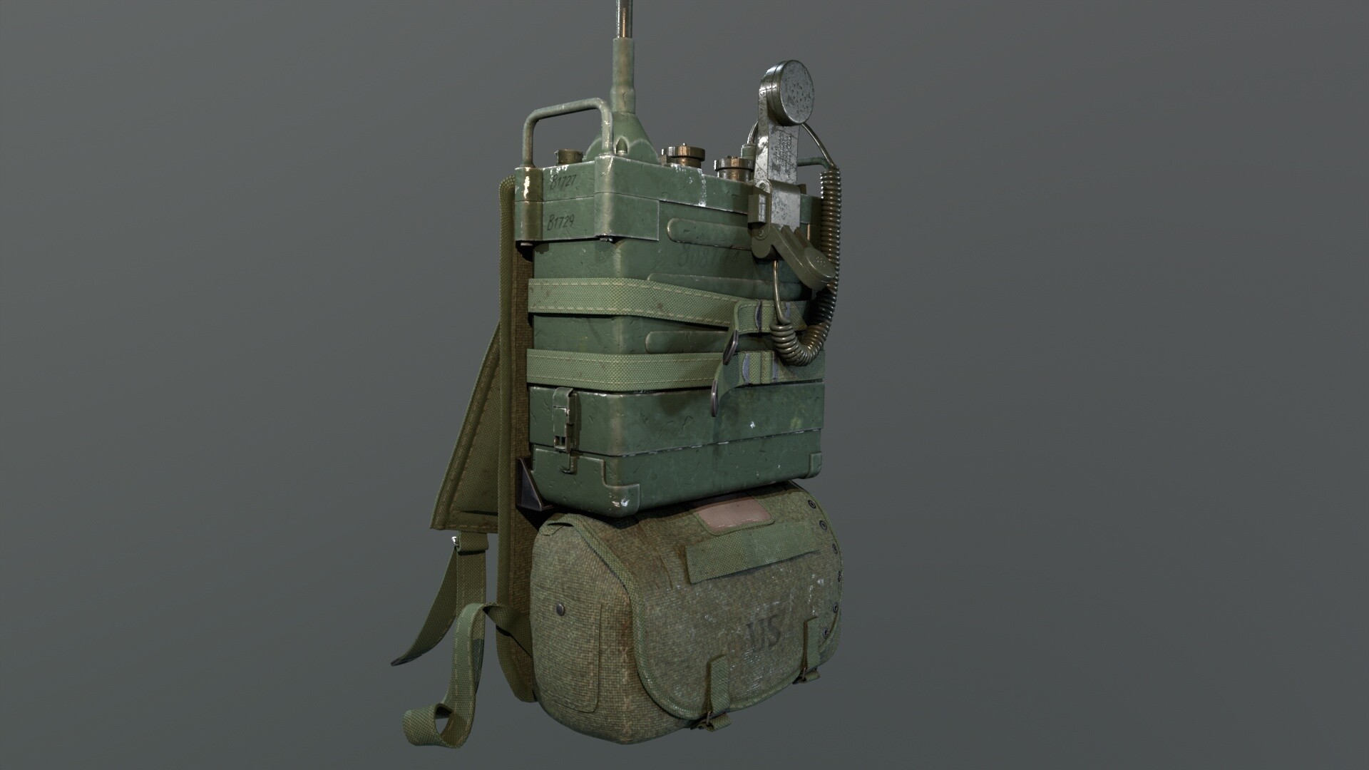 ArtStation - PRC25 Radio Pack - Student Project