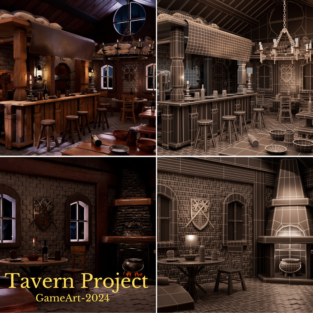 ArtStation - Tavern Project - GameArt 2024