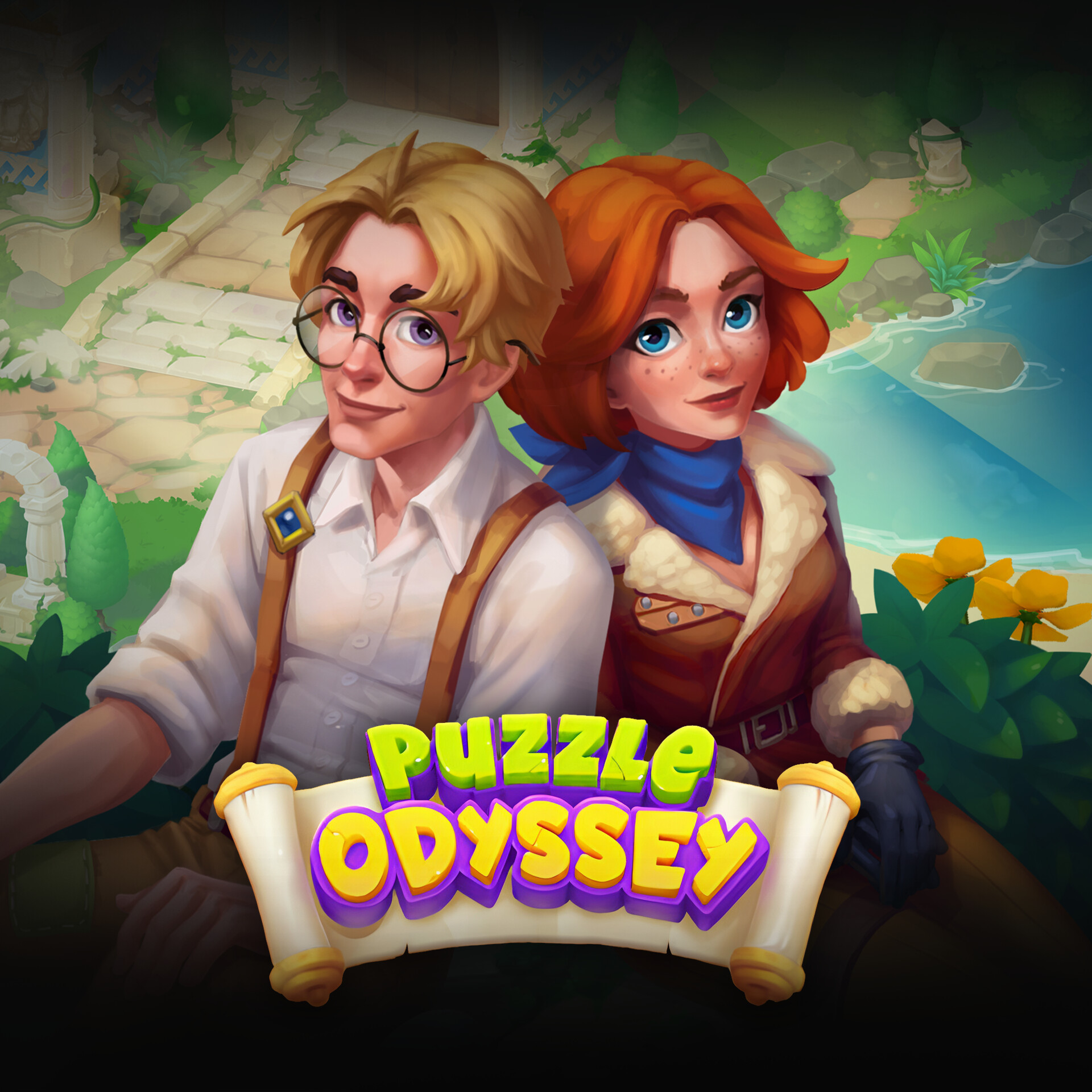 ArtStation - Puzzle Odyssey | Quests of Arthur and Jane