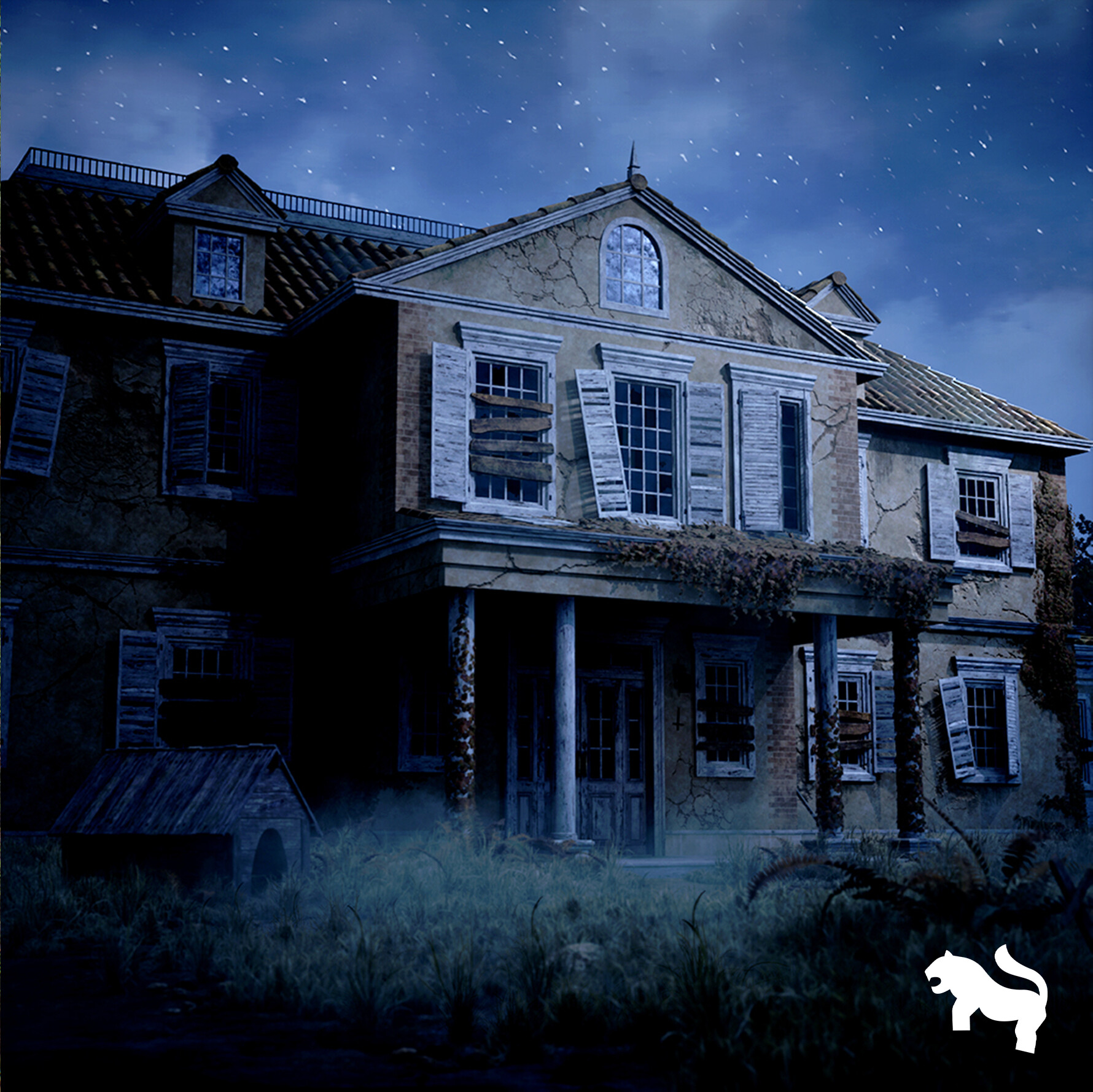 ArtStation - Horror Mansion Environment