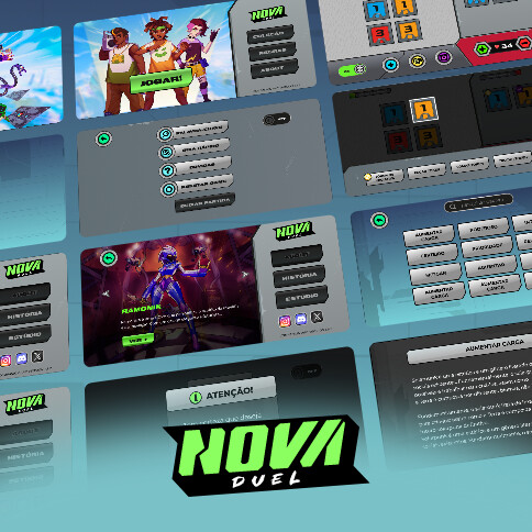 ArtStation - NOVA Duel - Game Interface (UX/UI)