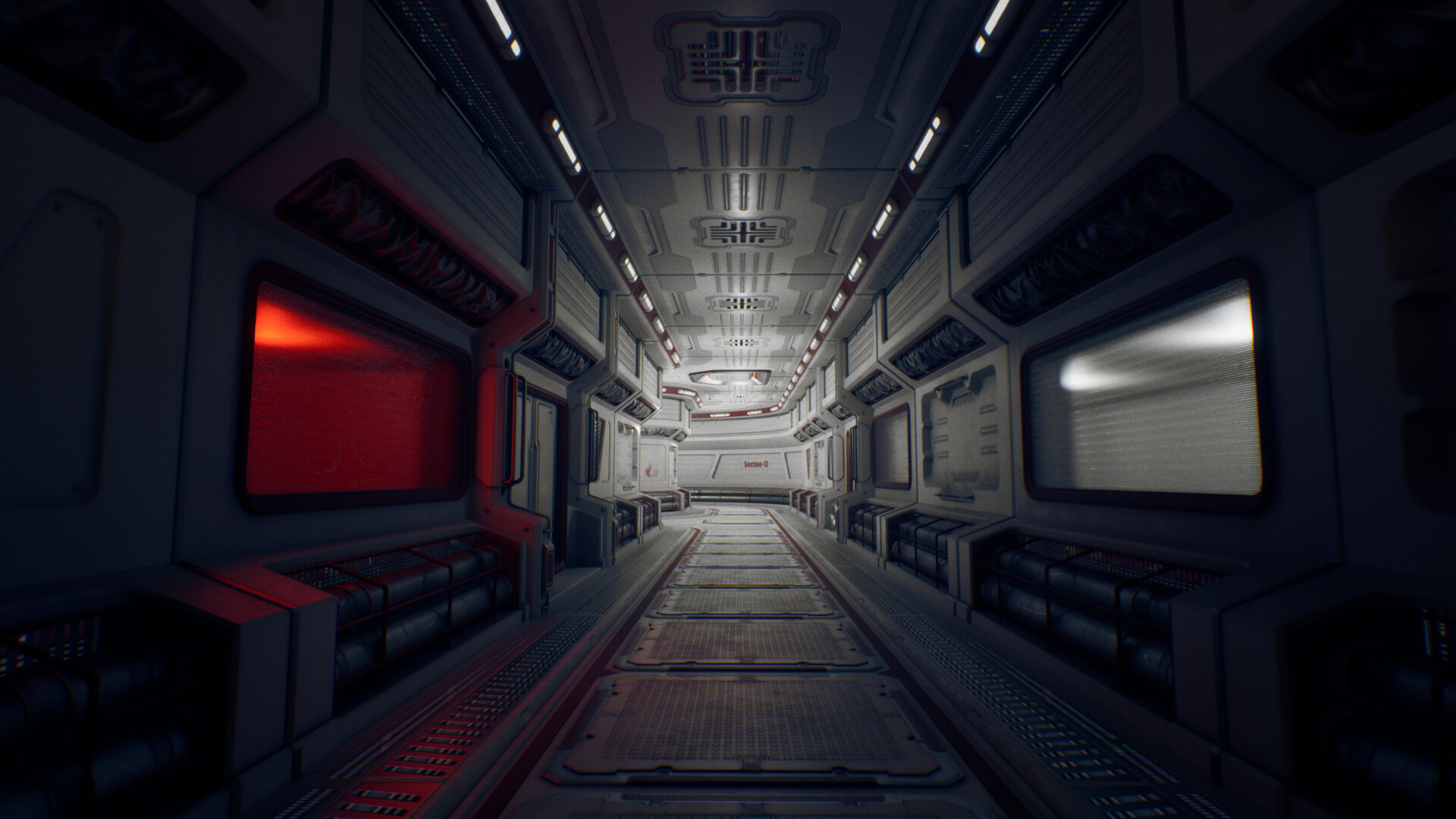 ArtStation - Modular Sci_fi Hallway