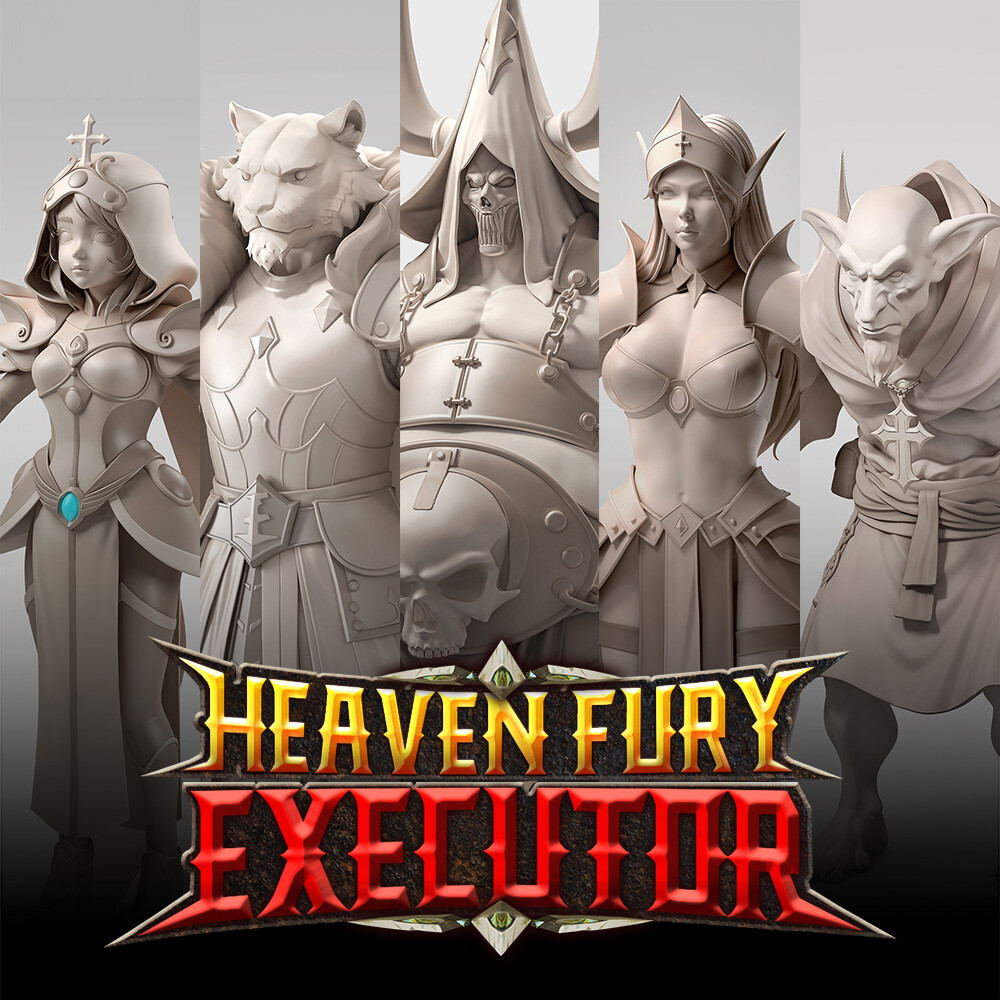 ArtStation - Heaven Fury Executor - Highpoly Showcase