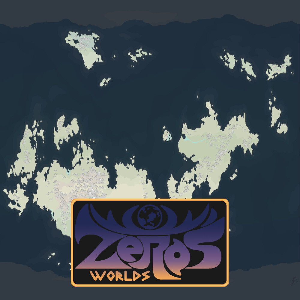 ArtStation - ZEROS Map - Biomes and Continents