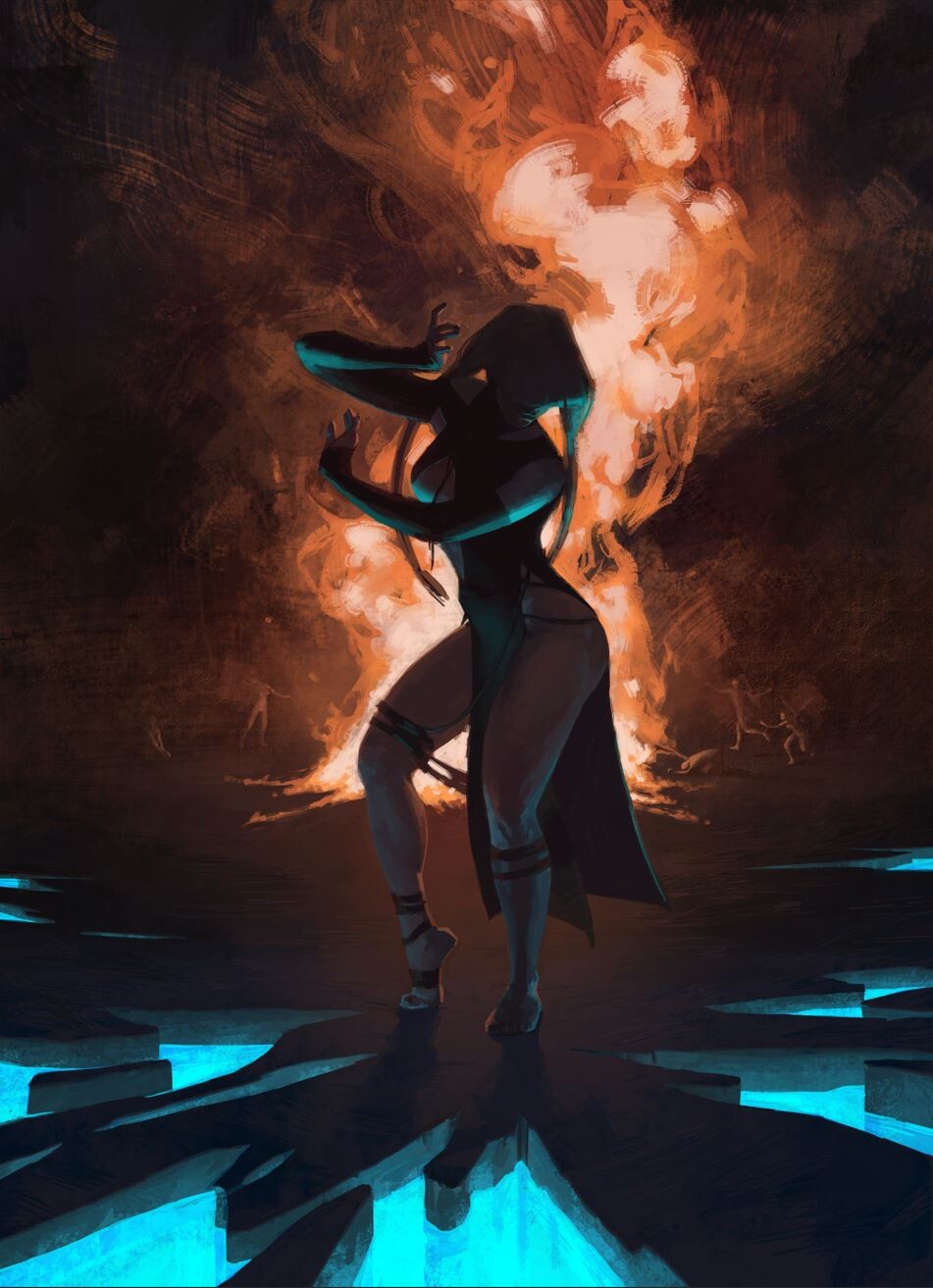 ArtStation - Sorceress - Classwork (WIP)