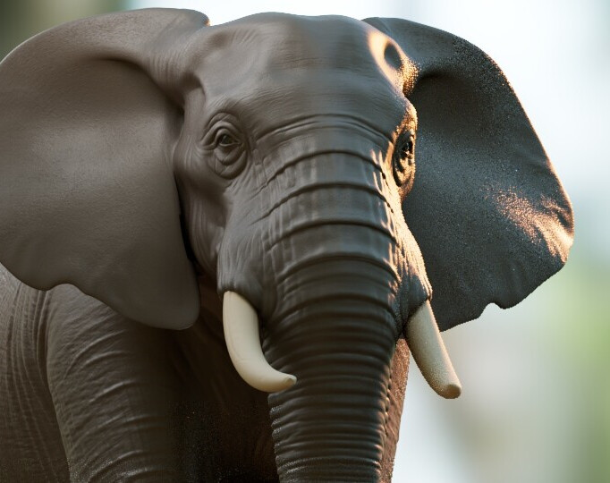 ArtStation - Mad Elephant (Wip)