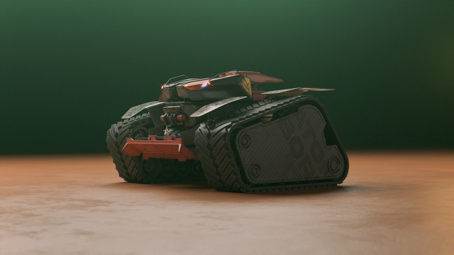 ArtStation - Tracked Nuclear Vehicle