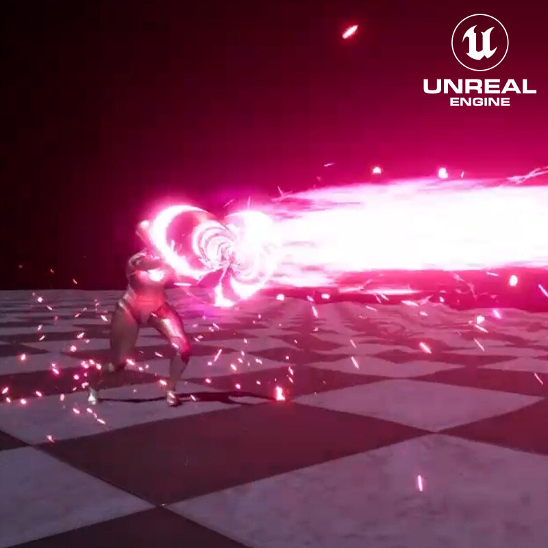 ArtStation - [VFX] Beam attack Effect