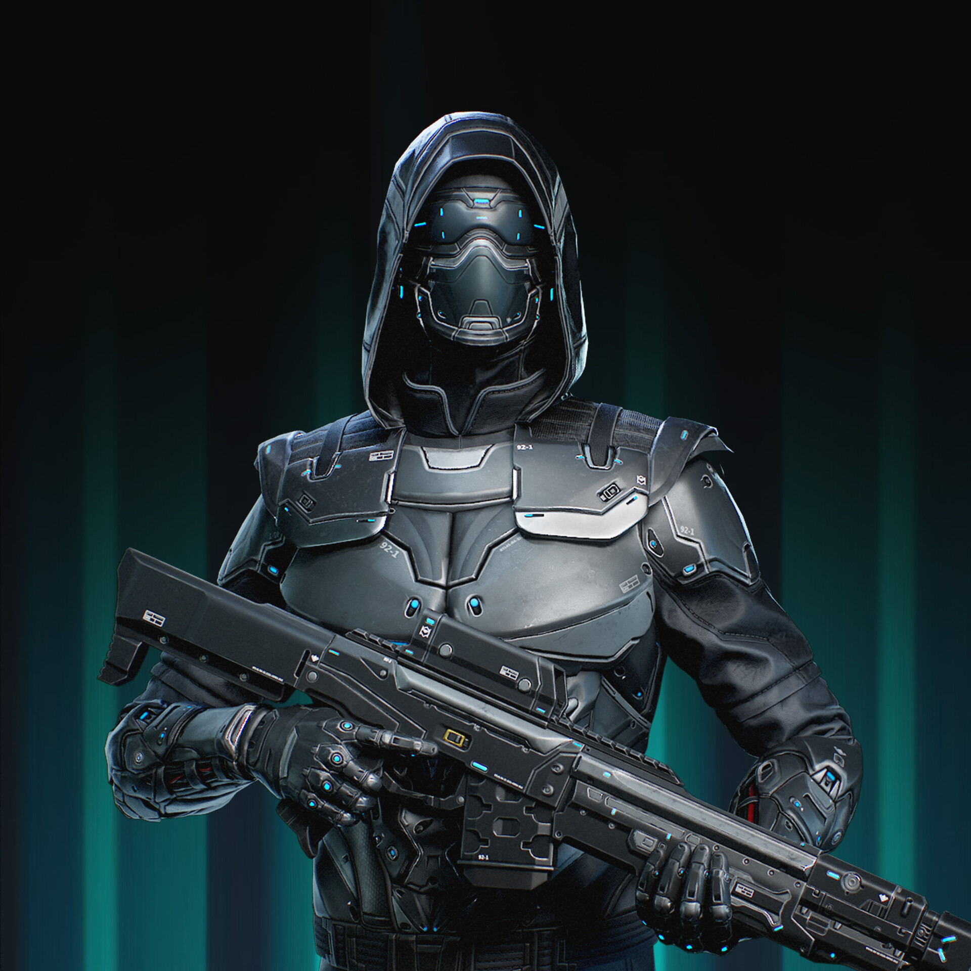 ArtStation - Cyberpunk Sniper