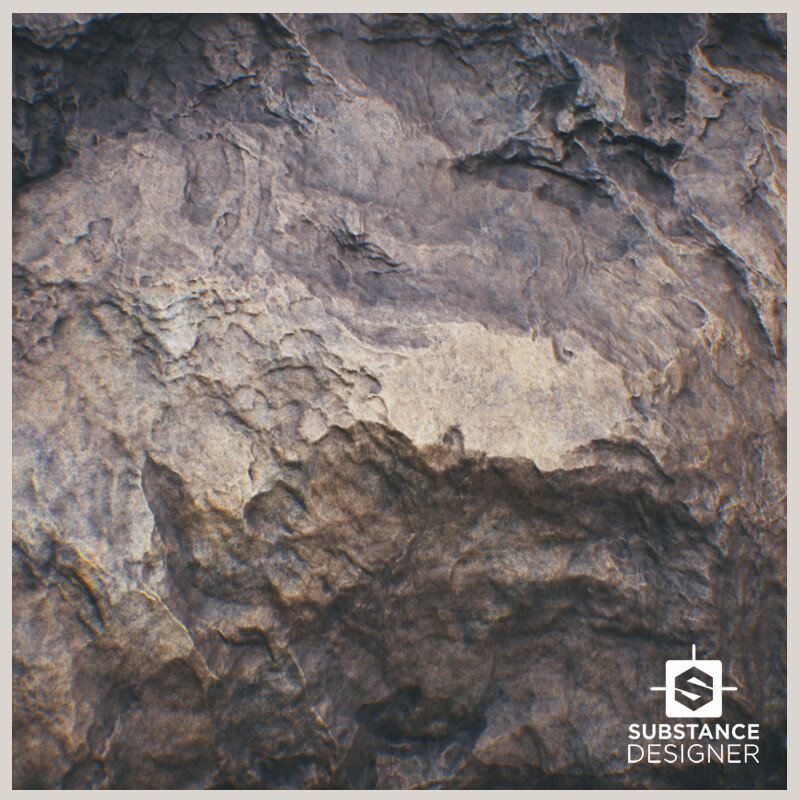 ArtStation - Eroded Stone Material