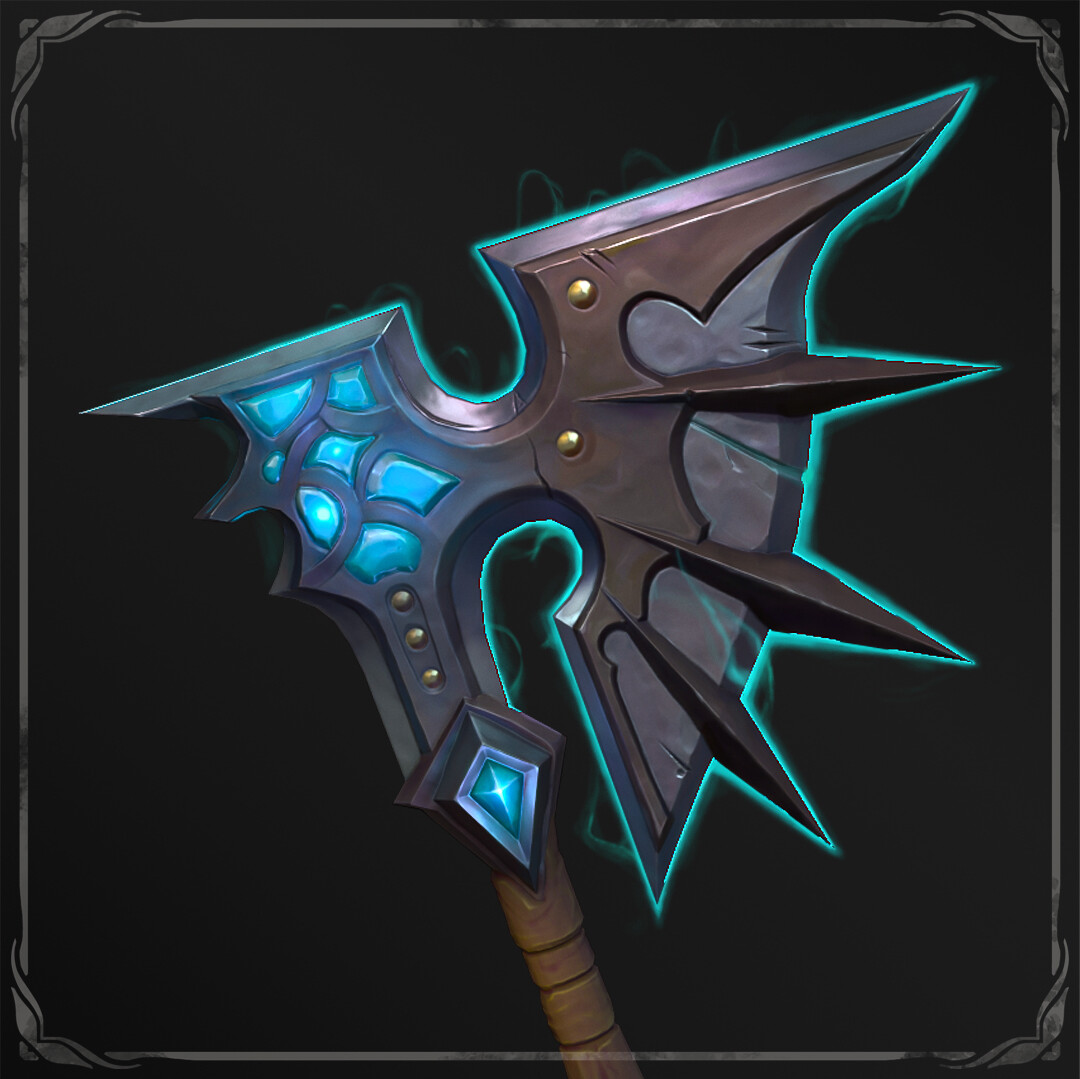 ArtStation - World of Warcraft: Stylized Axe