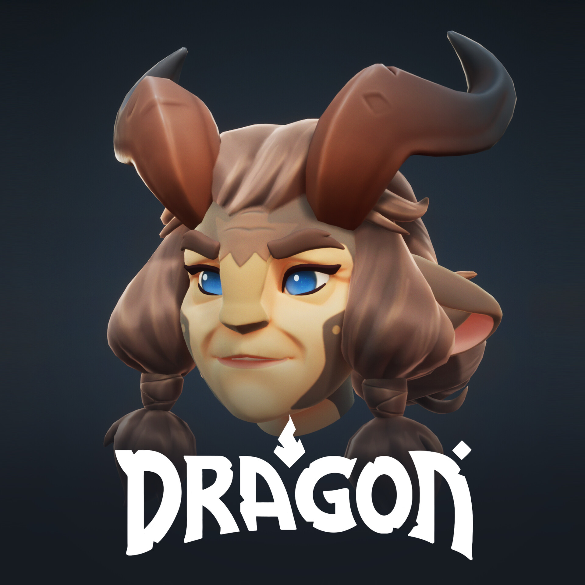 ArtStation - Project Dragon - Faun Nelia Head