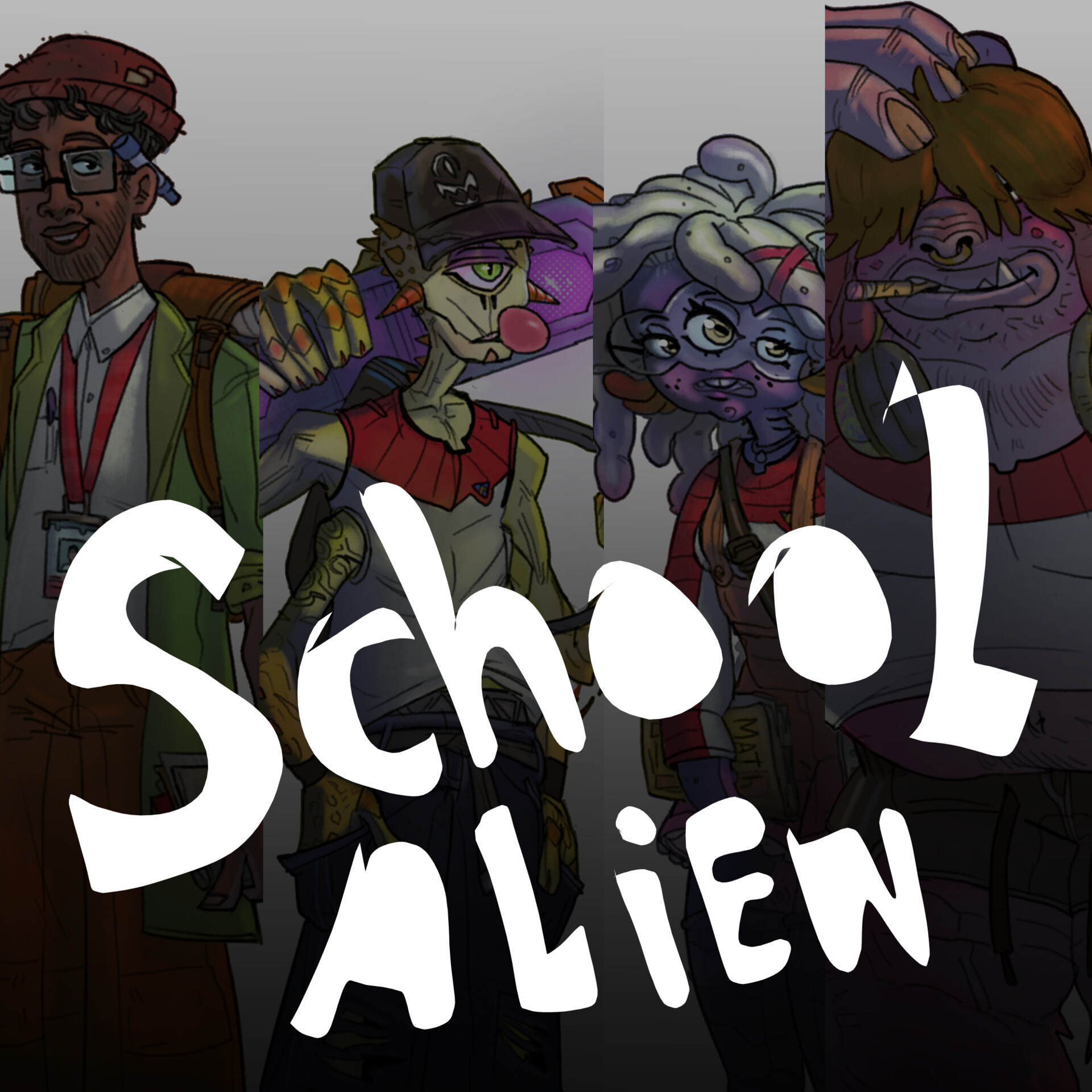ArtStation - School Aliens
