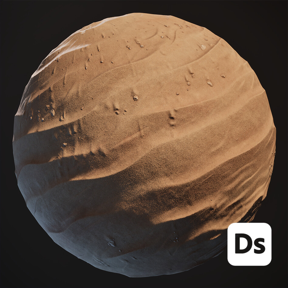 ArtStation - Desert Sand Material Study