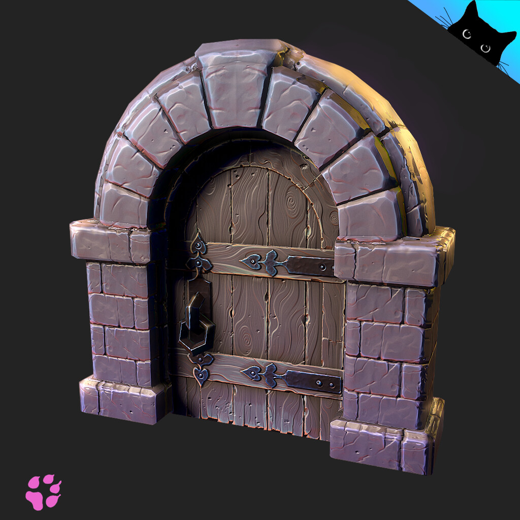 ArtStation - STYLIZED DOOR