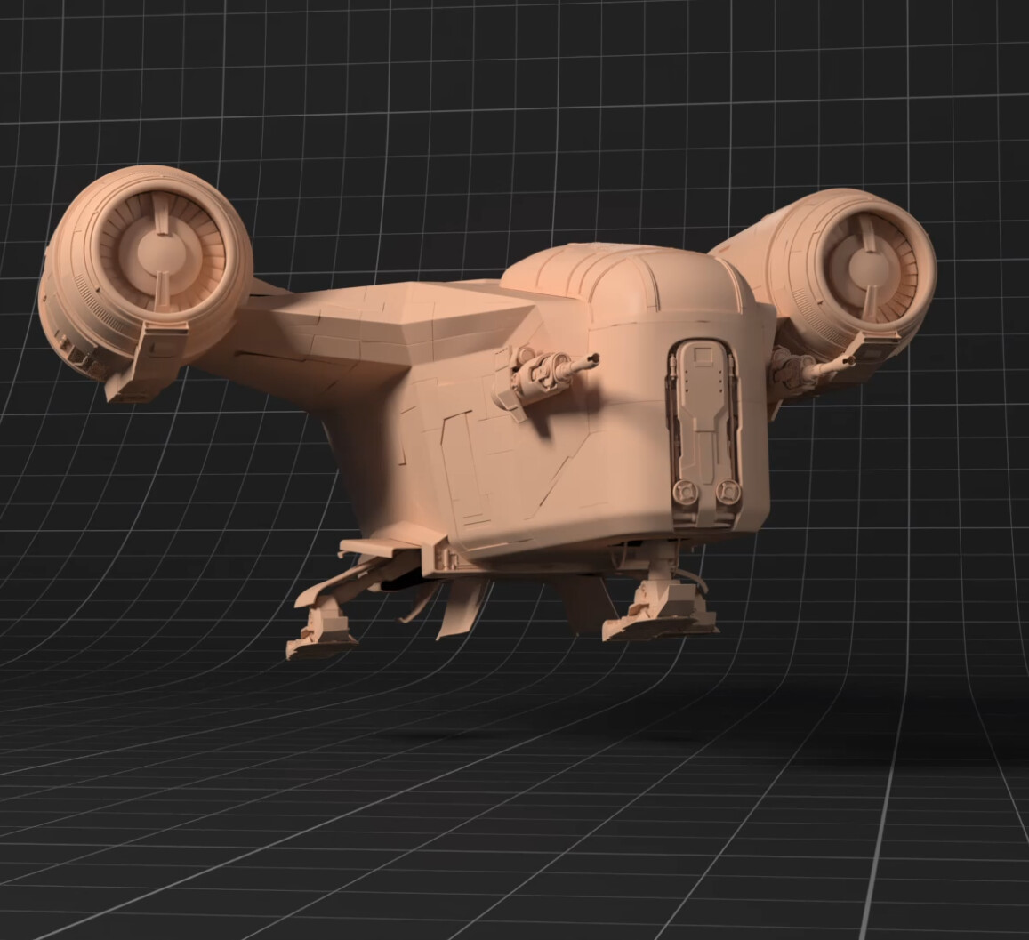 ArtStation - Razor Crest Modeling