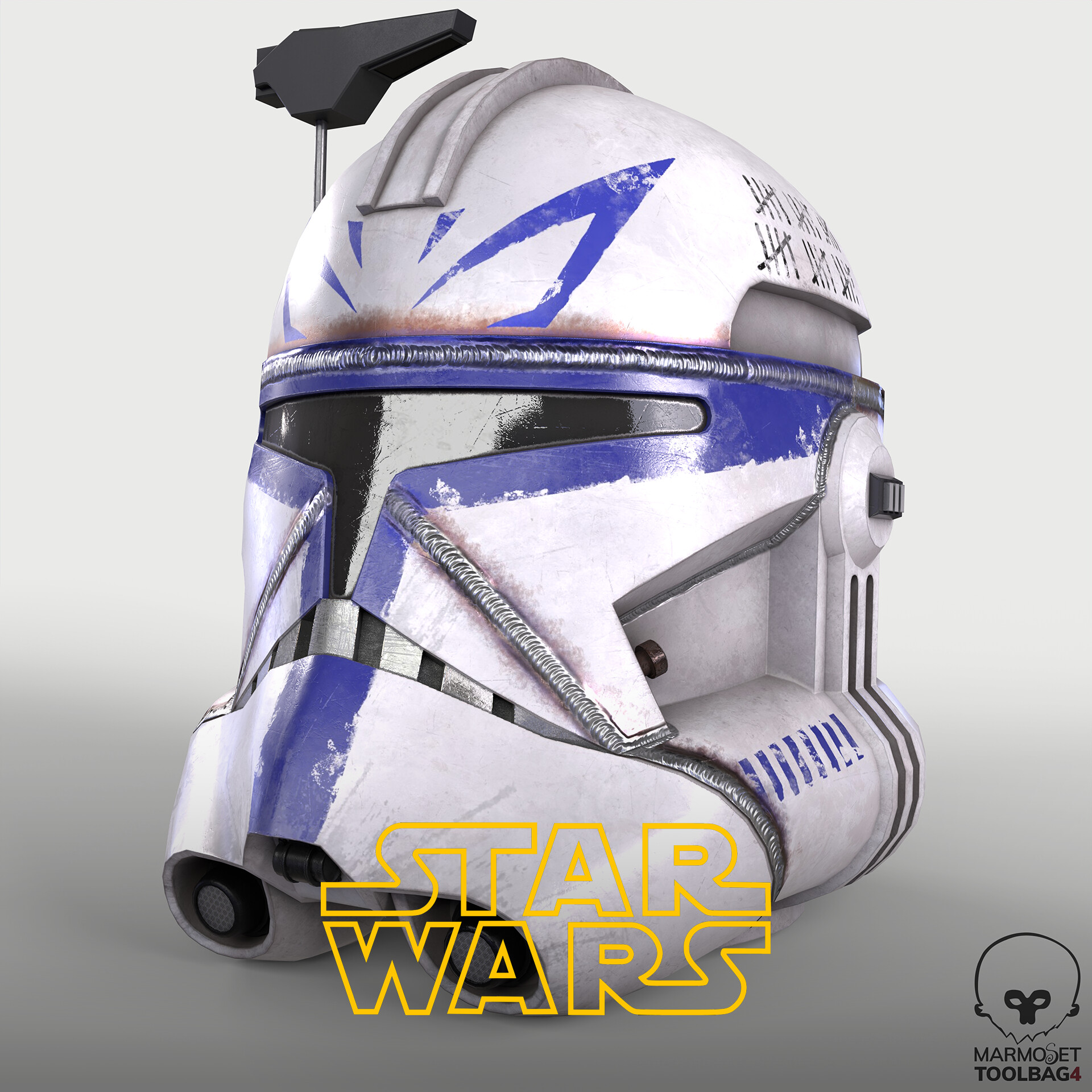 ArtStation - Star Wars - Phase 2 501st Captain Rex's Helmet