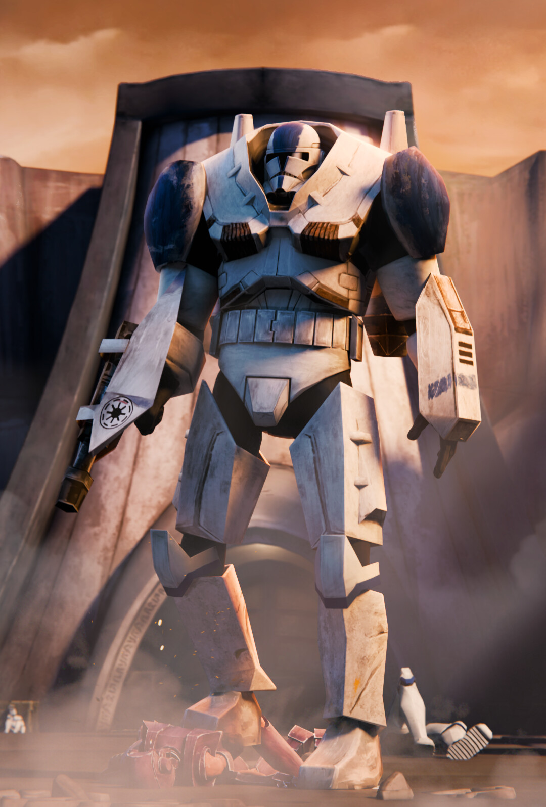ArtStation - Blaze Trooper Star Wars The Clone Wars 3D