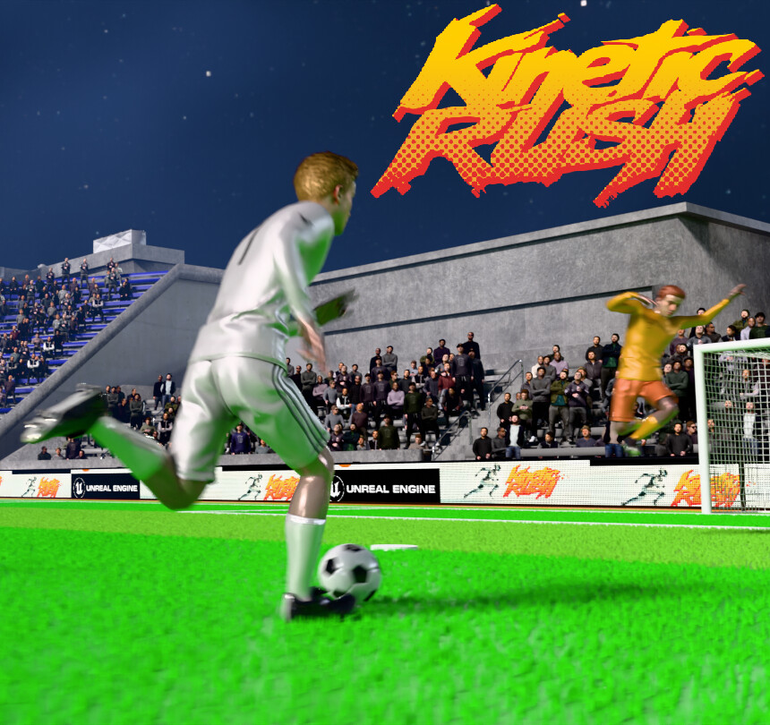 ArtStation - Football Rush (Kinetic Rush challenge by pwnisher)